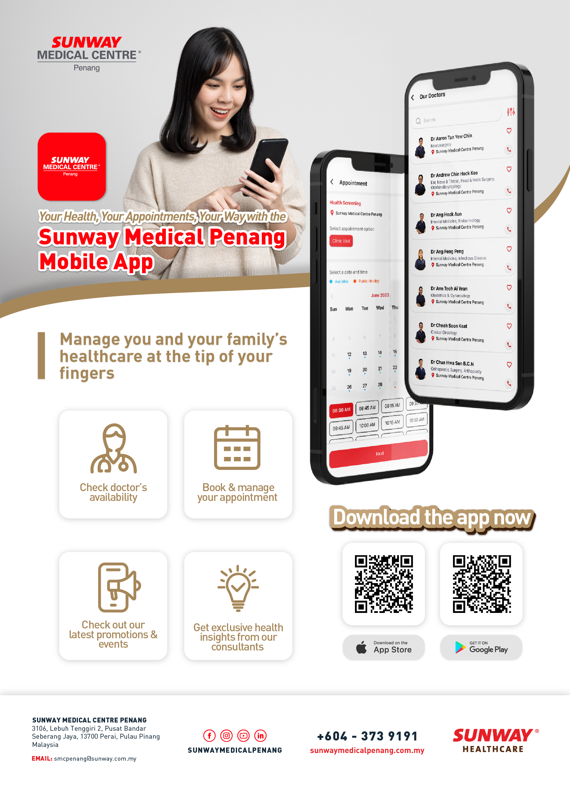 Make An Appointment | Sunway Medical Centre Penang